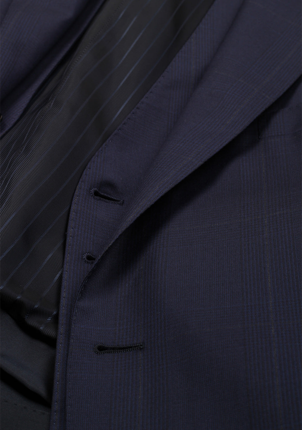 TOM FORD O'Connor Blue Checked 3 Piece Suit Size 56L / 46L U.S. Wool F ...