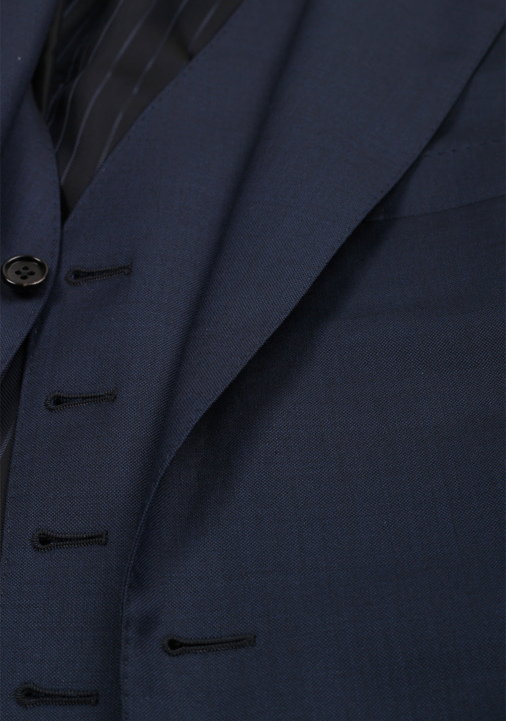 TOM FORD O'Connor Solid Blue 3 Piece Suit Fit Y – Costume Limité
