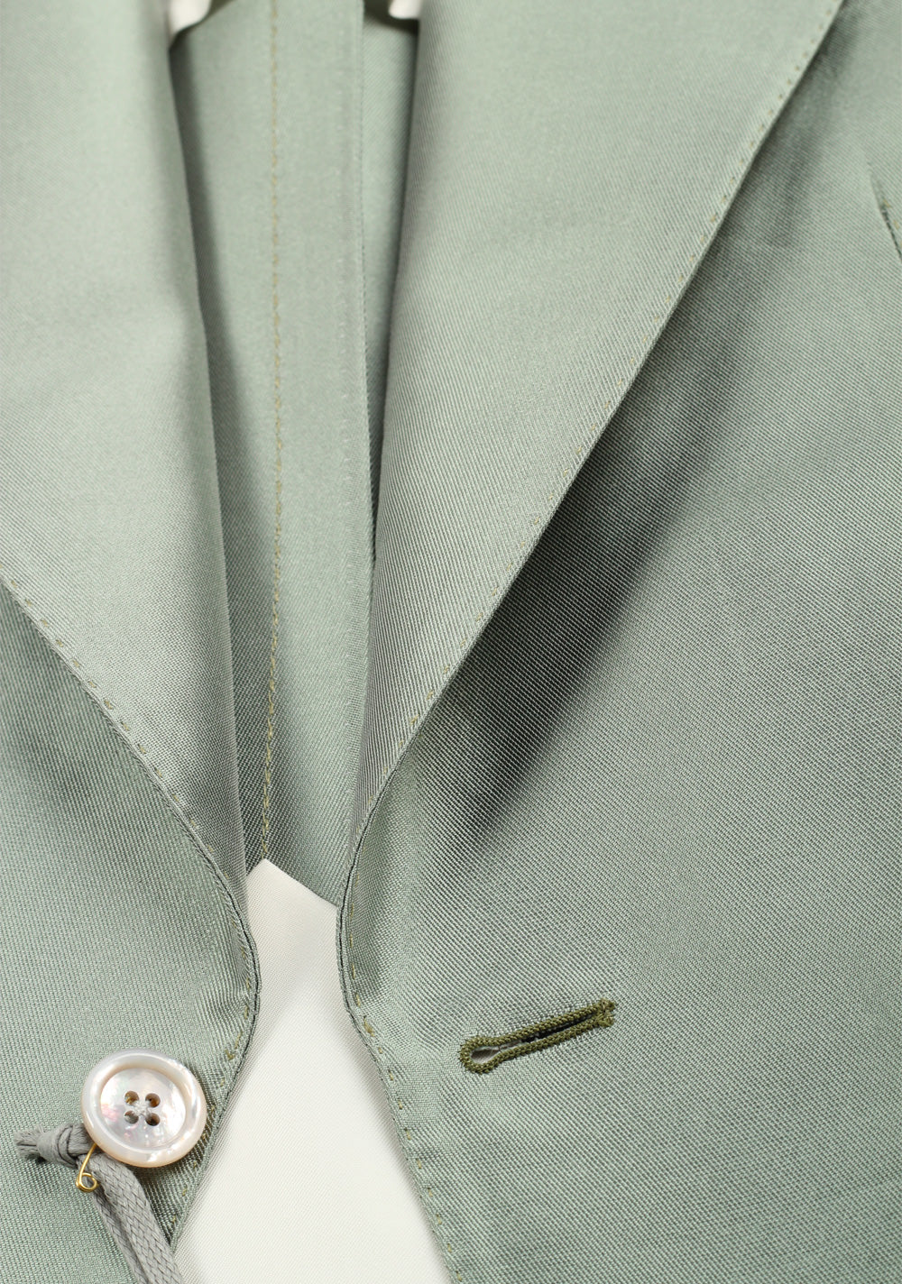 TOM FORD Atticus Green Silk Sport Coat Size 46 / 36R U.S. – Costume Limité