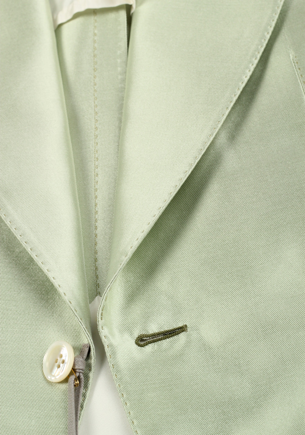 TOM FORD Atticus Green Silk Suit Size 46 / 36R U.S. – Costume Limité