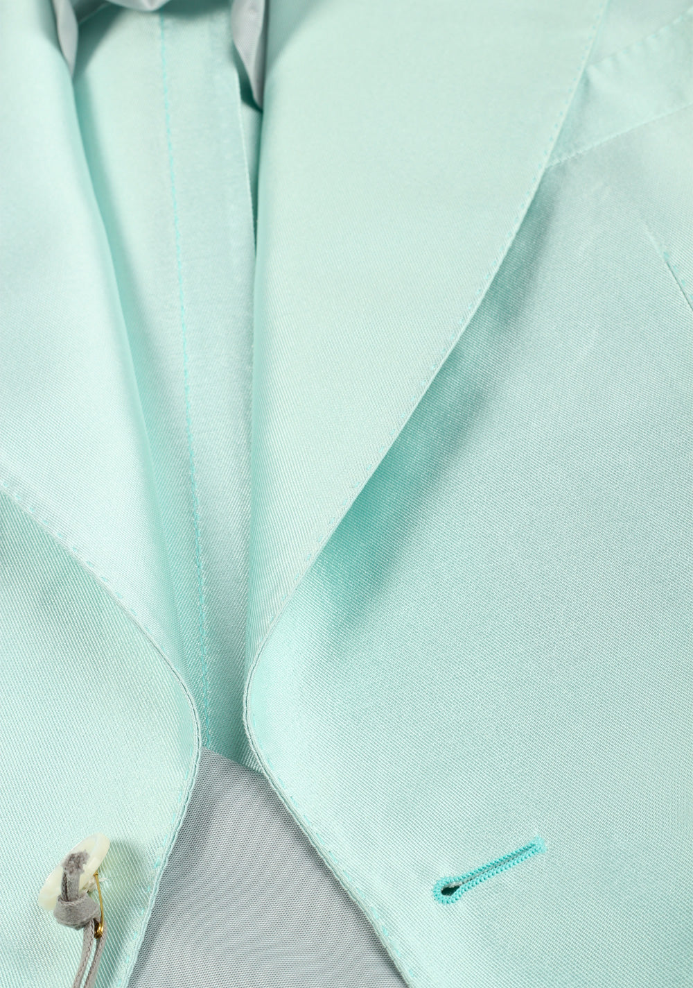 TOM FORD Atticus Mint Silk Suit Size 46 / 36R U.S. – Costume Limité